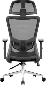 Kancelářská ergonomická židle Neoseat LORELI — černá, nosnost 150 kg
