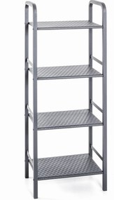XXXLutz REGÁL, šedá, ocel, 40/108/28 cm Carryhome - Knihovny - 001931067904
