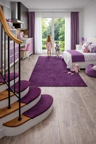 Vopi Nášlapy na schody Eton fialový obdélník, samolepící - 24x65 obdélník (rozměr včetně ohybu)