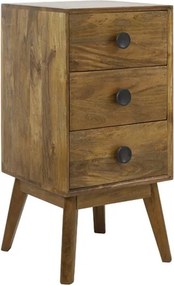 Dřevěná nízká komoda Espita se šuplíky - 40*40*80cm
