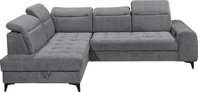 XXXLutz ROHOVÁ SEDAČKA, textil, antracitová MID.YOU - Sedací soupravy - 002220042304