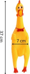 Hračka pro psy - Kuře 37 cm pískací SPRINGOS PA0272