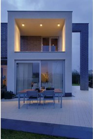 LA 1000332 ROX venkovní stropní svítidlo QPAR111 IP44 kulaté kartáčovaný hliník max.50W - BIG WHITE (SLV)