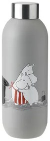 Nerezová láhev Keep Cool 750 ml Light Grey Moomin Stelton
