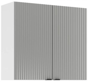 Kuchyňská skříňka horní 80 cm - LAM G80 2D H72 - Dvířka GISEL