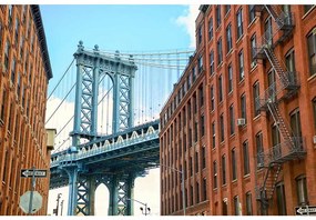 Vliesová fototapeta Most v Manhattanu 375 x 250 cm + lepidlo zdarma / MS-5-0012 vliesové fototapety na zeď DIMEX