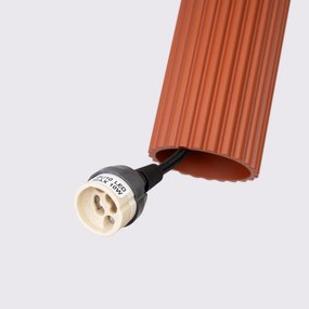 Sollux Lighting Závěsné svítidlo KARBON 2 červené okrové