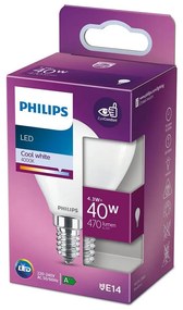 Philips | LED Žárovka Philips P45 E14/4,3W/230V 4000K | P4129