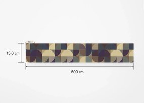 Samolepící bordura na zeď Zkroucené Cesty | 5 m x 13.8 cm | DWB8433