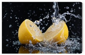 Obraz Citronů Ve Vodě Nedostatek Nedostatek Plátno Canvas 40x30