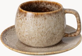 Sada porcelánových šálků na kávu's podšálky Berna, 4 díly