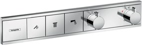 Hansgrohe RainSelect, baterie pod omítku na 3 spotřebiče, chromová, 15381000