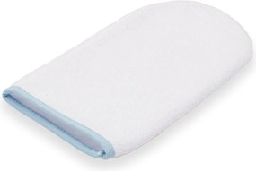 Dětská froté osuška s kapucí New Baby BASIC 80x80 bílo-modrá