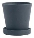 Květináč Flowerpot s podmiskou Dark Blue S HAY