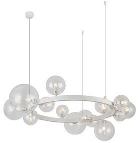 Designové nástěnné svítidlo Bubbles bílá