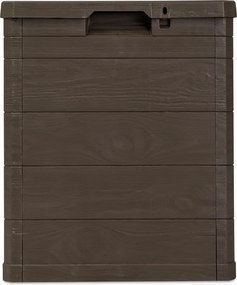 TOOMAX WOODYS zahradní plastový úložný box 160 L - hnědá
