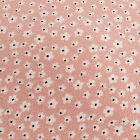 Oboustranné povlečení DUO SENSE DAISELLE růžové mikroplyš/flanel Rozměr povlečení: 2 ks 70 x 90 cm | 200 x 220 cm