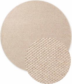 ELLE Decoration, Kusový koberec Lyon Beans 106315 Natural Beige kruh z kolekce Elle, 200x200 (průměr) kruh, béžová, ložnice