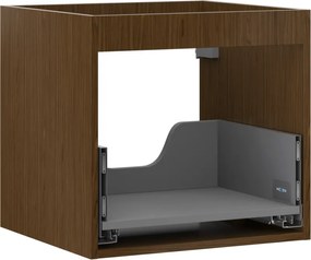 Mexen Box-A, závěsná skříňka 50 cm, 1 zásuvka, ořech, 91AX0-0500-470-1-86
