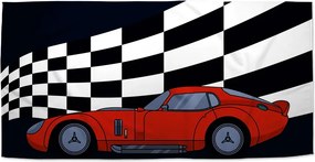 Sablio Ručník Závodní auto - 70x140 cm