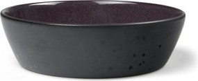 Černá/fialová miska z kameniny Gastro Black/Purple – Bitz
