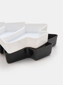Sinsay - Vánoční servírovací tácy ve tvaru stromečku 2 kusy - černá
