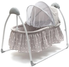 Dětská kolébka NEW BABY Swingy s melodiemi a časovačem