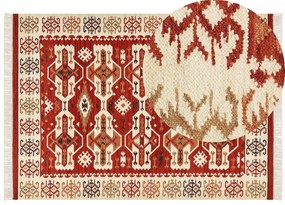 Vlněný kelimový koberec 200 x 300 cm vícebarevný VOSKEVAZ Beliani