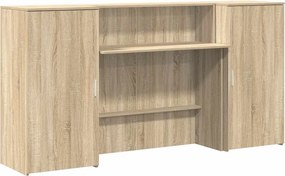 Recepční stůl dub sonoma 200x50x103,5 cm kompozitní dřevo 3324216