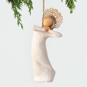 Willow Tree Willow Tree - Ornament 2020 - závěsný, béžová barva, pryskyřice