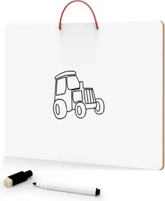 VIGA Puzzle Mapa světa s tabulí / 72 x 46 cm / český jazyk / od 3 let