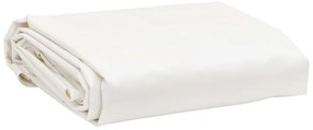Plachta bílá 5 x 8 m 650 g/m² 156073