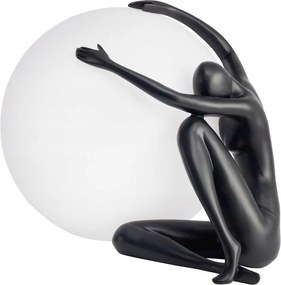 Stolní lampa WOMAN-1 černá 47 cm