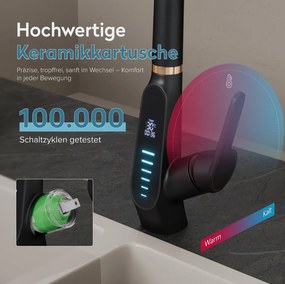 design kuchyňská baterie DOPORRO DIGITAL