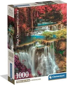 CLEMENTONI Puzzle Barevné thajské vodopády / 1000 dílků / od 14 let