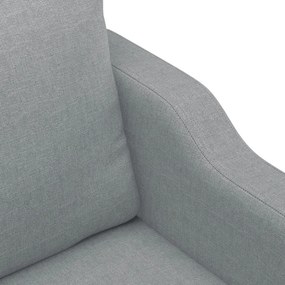 4dílná sedací souprava s poduškami světle šedá textil 3201778