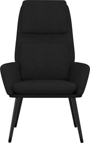 Relaxační židle černá textil 341318