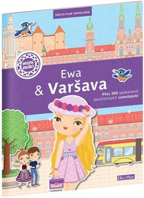 Samolepky ewa & varšava: město plné samolepek