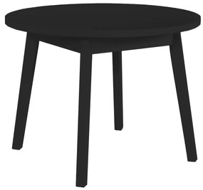 Kulatý jídelní stůl Oslo 3 - černá