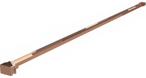 Mexen jednoduchý držák na sprchovou stěnu 6-8 mm, růžové zlato - 800-01-60