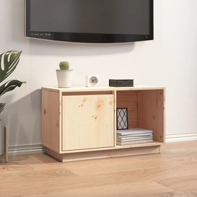 TV skříňka 74 x 35 x 44 cm masivní borové dřevo