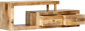 TV stolek 120 x 30 x 40 cm masivní mangovníkové dřevo 248099