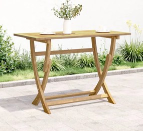 vidaXL Skládací zahradní stůl 110 x 55 x 75 cm masivní akáciové dřevo [365736]