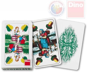 DINO HRA Karty hrací dvouhlavé Mariáš *SPOLEČENSKÉ HRY* dn605213