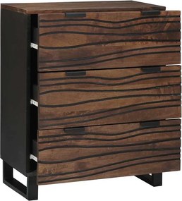 Sestava komody 2 ks Vlašský ořech 120 x 33 x 75 cm 3310052