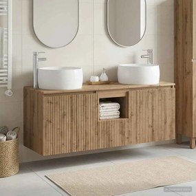 Sada koupelnových skříněk 3 ks Dub artisan 49,5 x 44,5 x 66 cm 3405726
