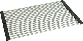 Deante příslušenství, skládací odkapávač pro Deante kuchyňské dřezy 470x300 mm, černá-ocelová, DEA-ZZH_02NM