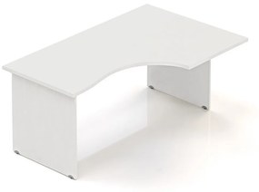 Ergonomický stůl Visio 160 x 100 cm, pravý, bílá