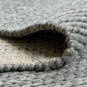 Dywany Łuszczów, Kusový koberec Tahar 99004G grey, 90x150, šedá, ložnice