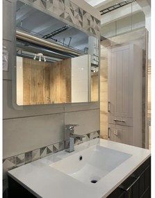 Kingsbath Lion 70x60 koupelnové zrcadlo s LED podsvícením